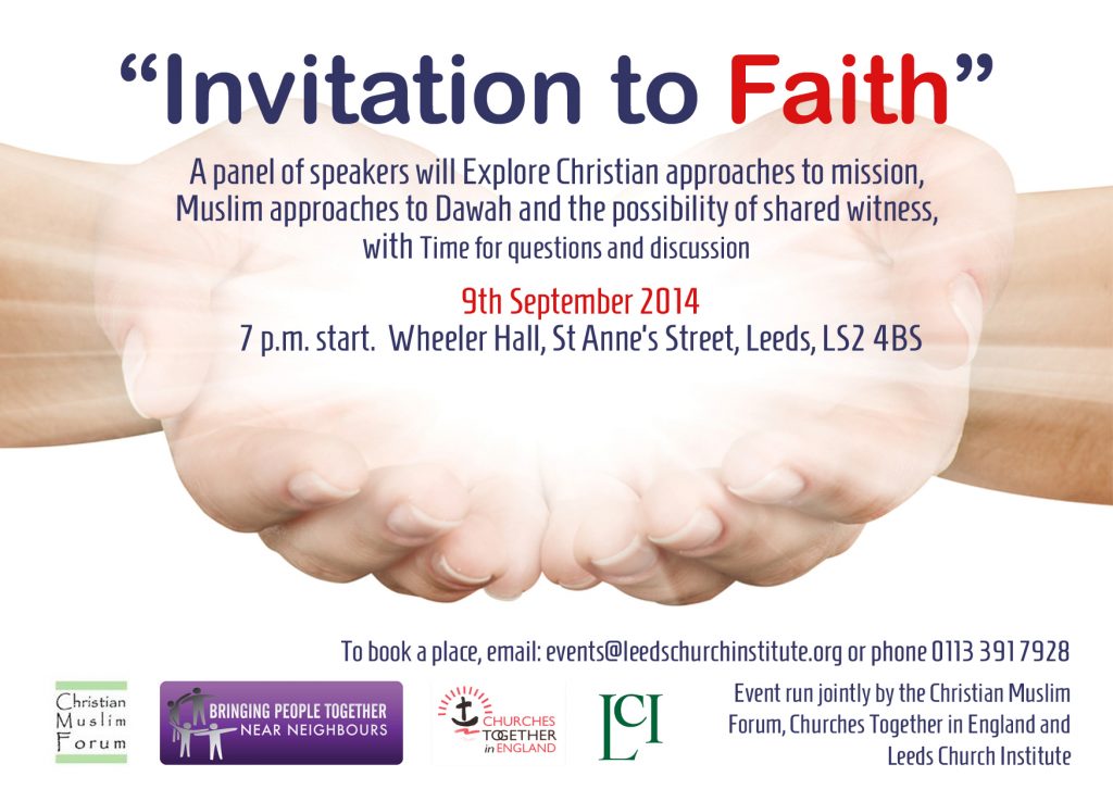 Invitation to Faith | Leeds Church Institute