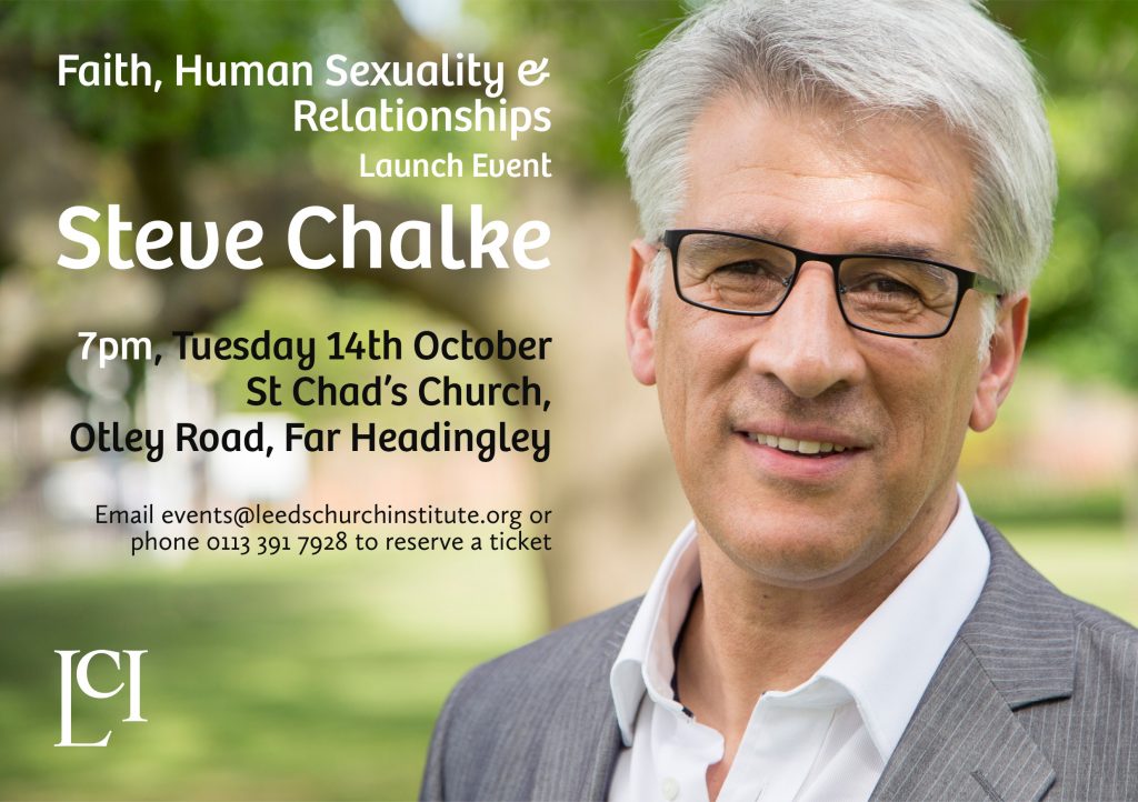 Reflections on the launch conversation with Rev Steve Chalke | Leeds ...